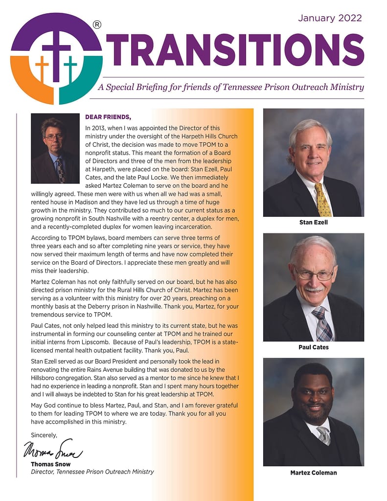 Newsletters – TPOM